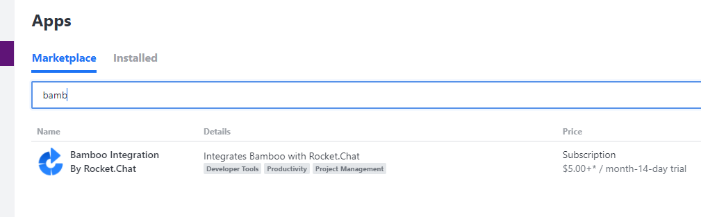Bamboo integration plugin missing · Issue #1474 · RocketChat/docs-old · GitHub