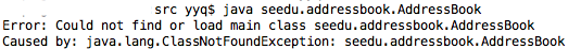 Error could not find or load main class java caused by java lang ...
