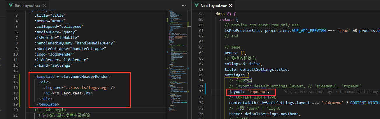 pro-layout组件里，layout='topmenu'的时候，menuHeaderRender会失效 · Issue #962 · vueComponent/ant-design-vue ...