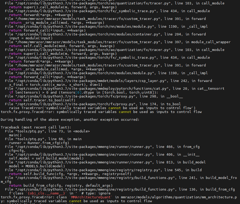 yolox cannot ptq [Bug] · Issue #522 · open-mmlab/mmrazor · GitHub
