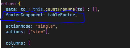 data table custom FooterCommponent feature not working · Issue #44 · uwla/vue-data-table · GitHub