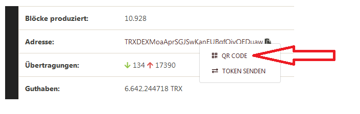 [EXTENSION] Tronscan V2 - QR CODE Dialog - missing wallet address for Confirmation - FIXED ...