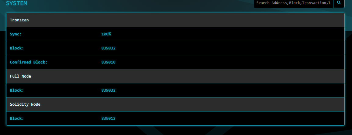 [EXTENSION] Tronscan V2 - Tools / System - border of the div container is missing - FIXED ...