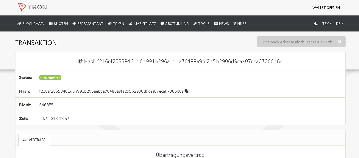 [BUG] Tronscan V2 - Tools / System - page crashes - FIXED · Issue #392 · tronscan/tronscan ...