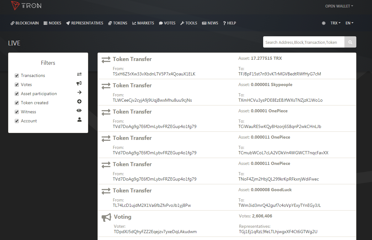 [EXTENSION] Tronscan V2 - Blockchain Live View - bad formatting of the view - FIXED · Issue #424 ...