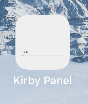 [Panel] Add Kirby Favicon/Homescreen-Icon · Issue #611 · getkirby/kirby · GitHub