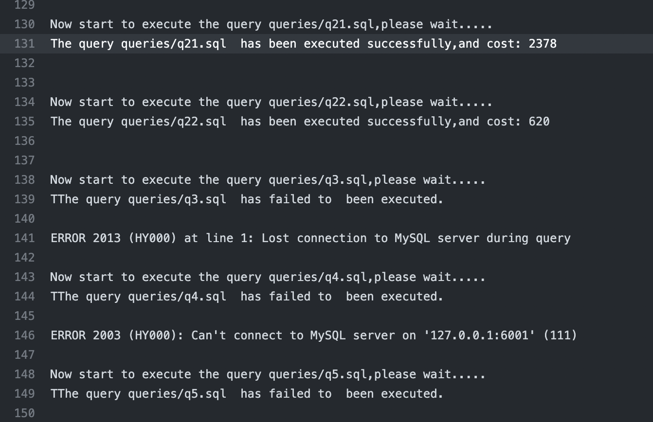 Bug Execute Tpch Sqlcause Mo Service Crash · Issue 6991 · Matrixoriginmatrixone · Github