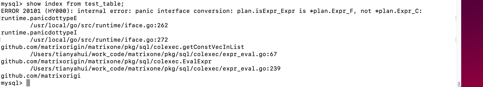 [Bug]: An error occurs when the show statement is executed on a common tenant. · Issue #7910 ...