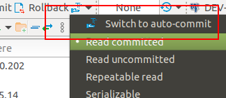 [BUG] Autocommit ON in configuration, but sql editor start with ...
