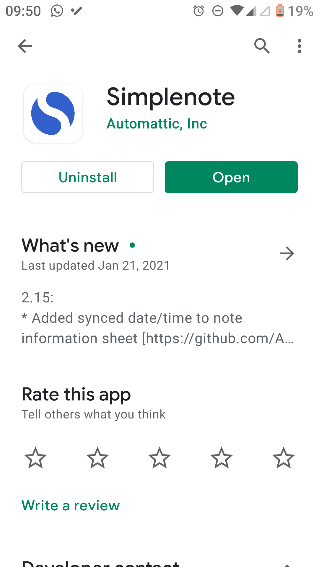 App icon has black color instead of white · Issue #1341 · Automattic/simplenote-android · GitHub