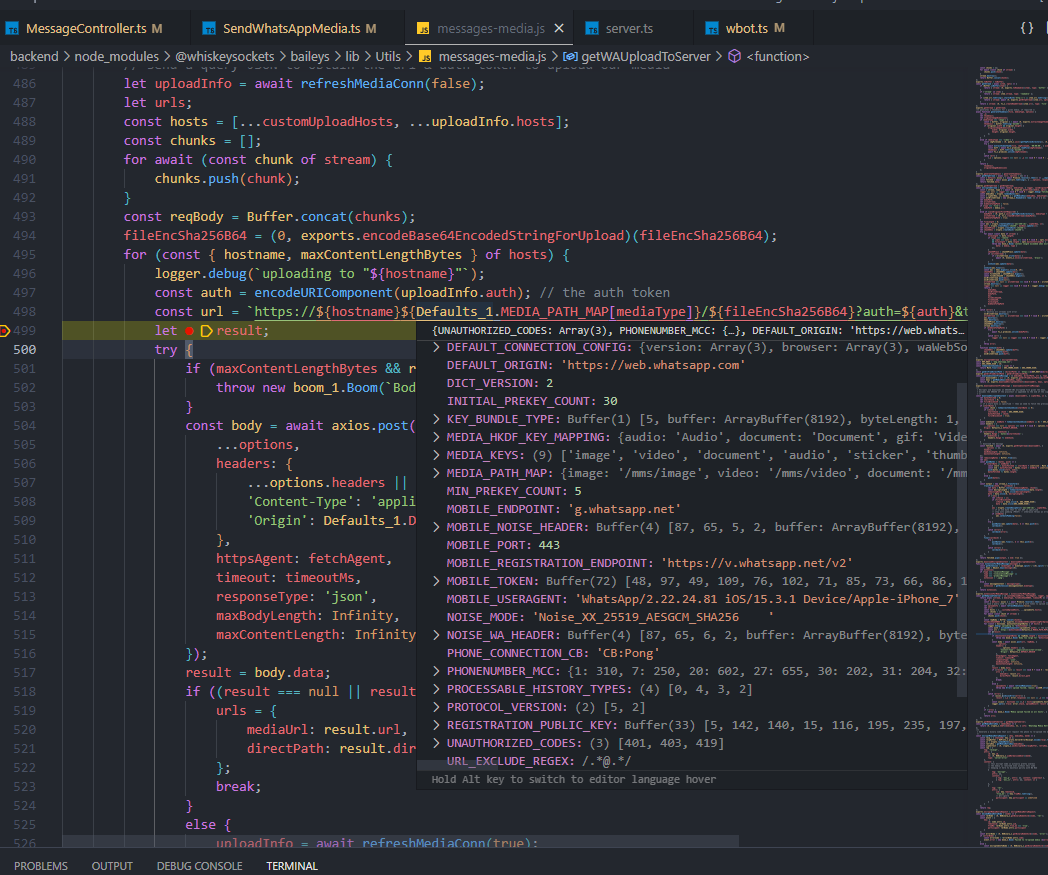 [BUG] Erro to send media message · Issue #149 · WhiskeySockets/Baileys ...