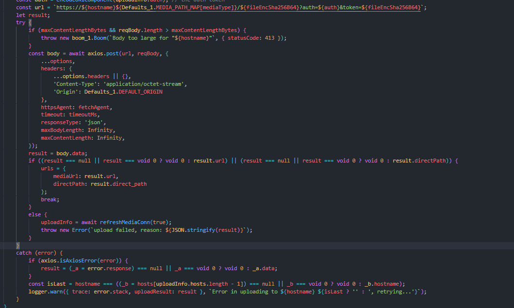 [BUG] Erro to send media message · Issue #149 · WhiskeySockets/Baileys ...