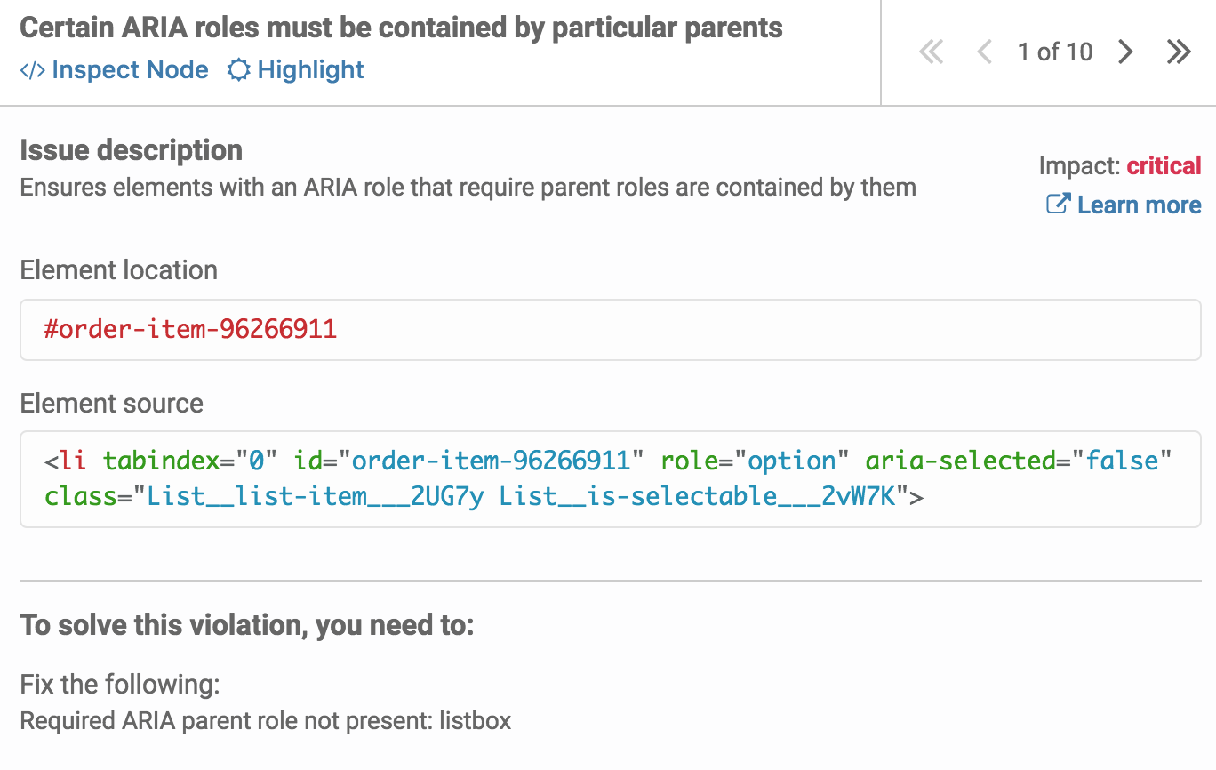 role="listbox" attribute missing from within terra-item-collection component · Issue #364 ...