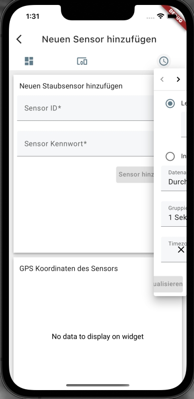 Time Window Setting Layout Has Problem In Iphone 13 · Issue 47 · Thingsboard Flutter