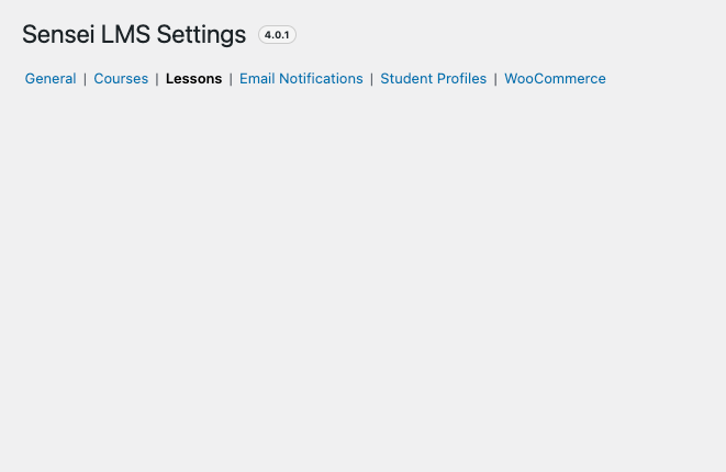 Sensei > Settings tabs don't work at all if there is any unlinked ...