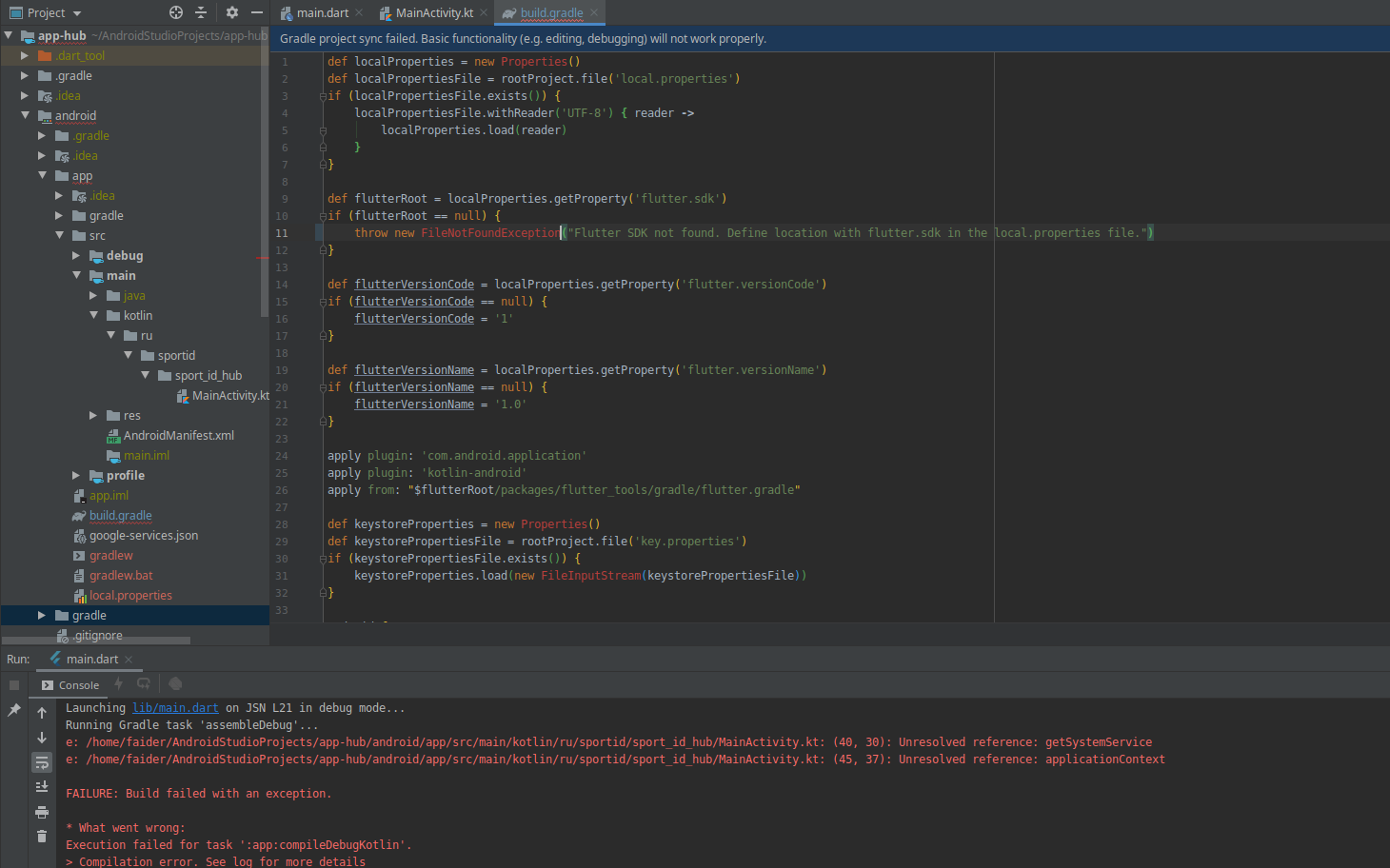 Have a problem on Cannot resolve symbol for properties and Gradle exception · Issue #29608 ...