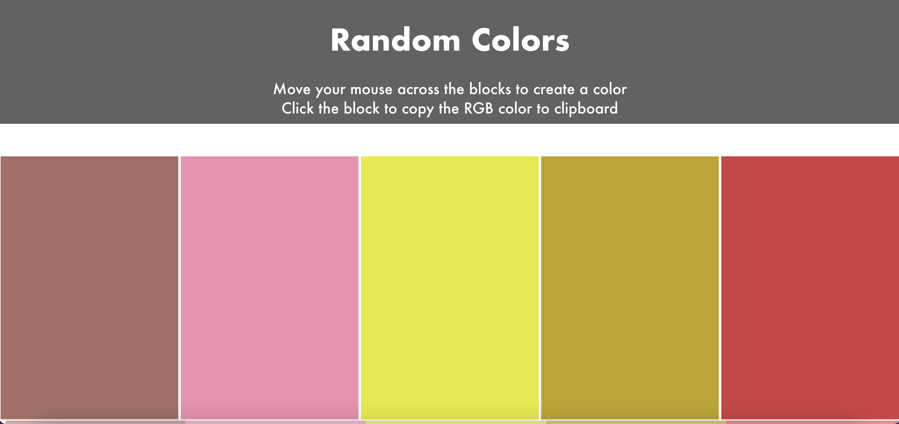 GitHub - vaahxx/random-colors