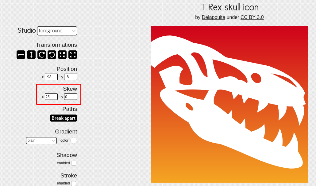 add skewX and skewY support · Issue #513 · game-icons/icons · GitHub