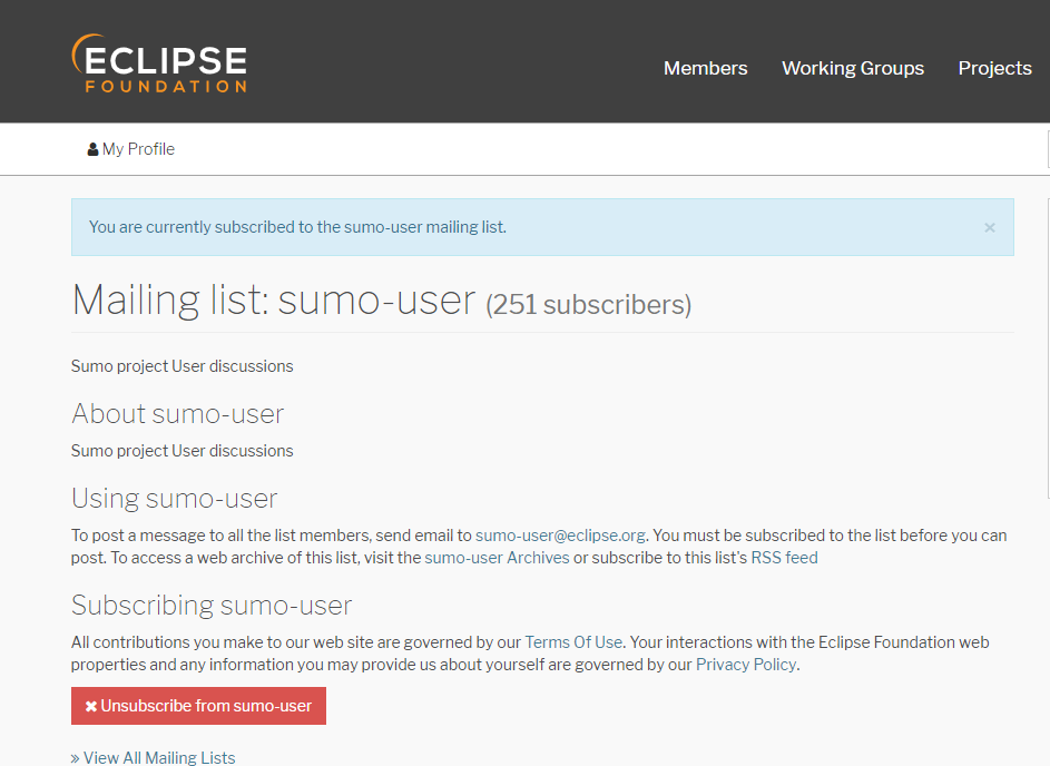 The mailing address that one could use to ask for help · Issue #5506 · eclipse-sumo/sumo · GitHub