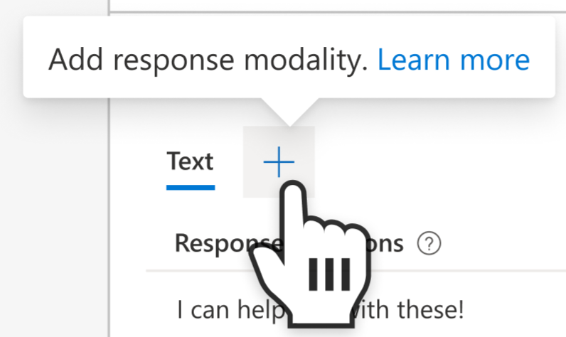 Bot response modality UI, detailed feedback · Issue #7085 · microsoft/BotFramework-Composer · GitHub