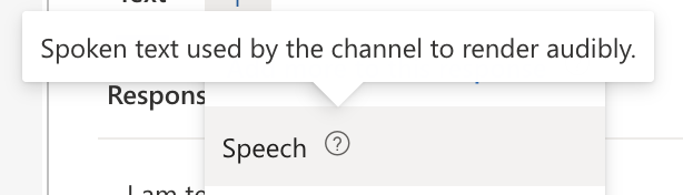 Bot response modality UI, detailed feedback · Issue #7085 · microsoft/BotFramework-Composer · GitHub