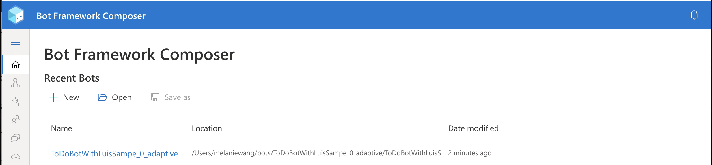 Migration from Composer 1.4 to Composer 2.0 · Issue #7444 · microsoft/BotFramework-Composer · GitHub