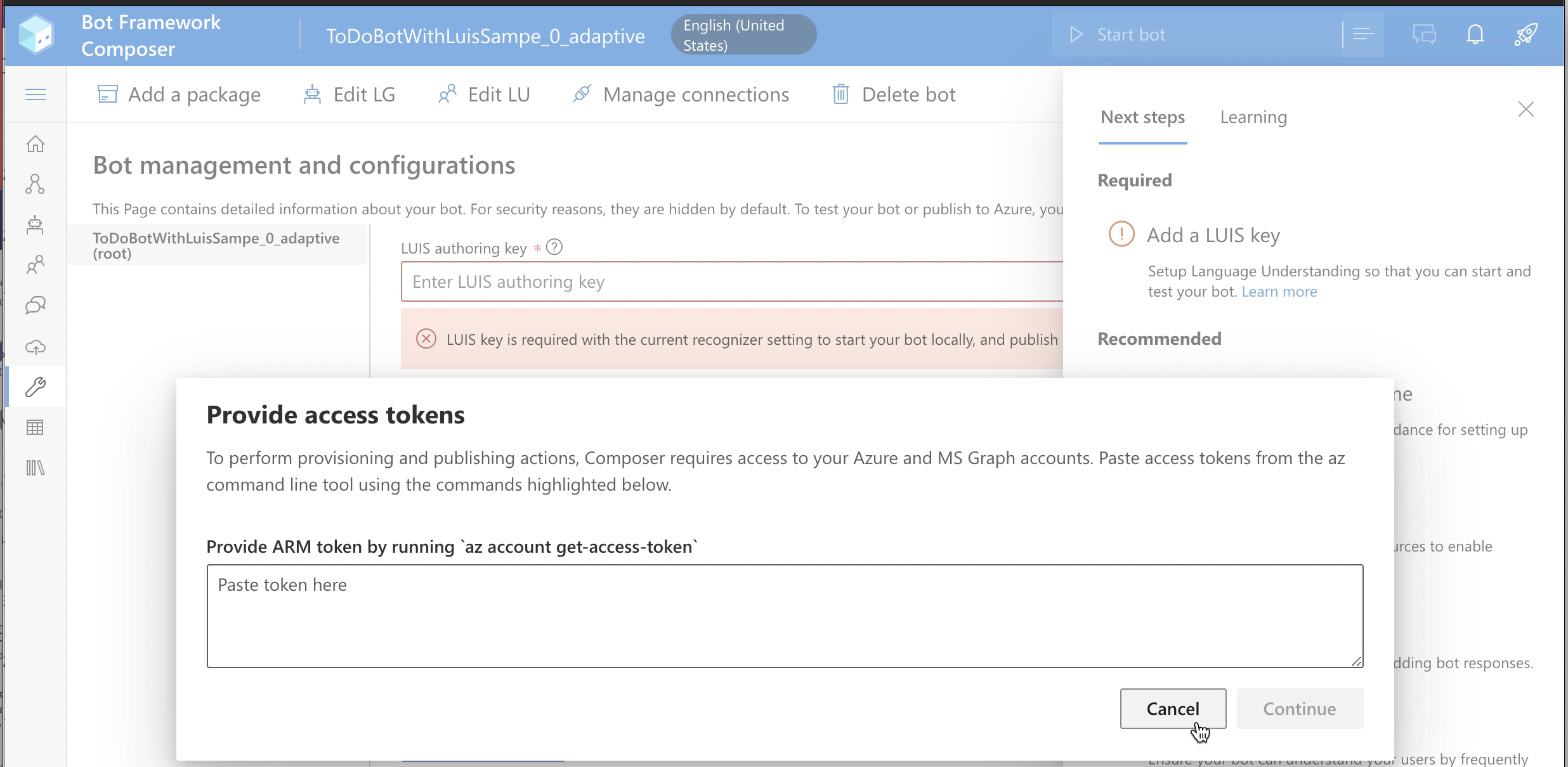 Migration from Composer 1.4 to Composer 2.0 · Issue #7444 · microsoft/BotFramework-Composer · GitHub