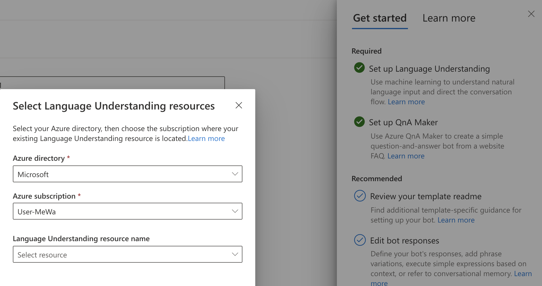 "Select LUIS keys" doesn't talk about keys. Conflating keys and resources · Issue #7128 ...