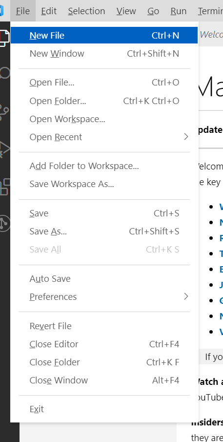 "Alt-f" doesn't open the "File" Menu (Windows only) · Issue #6960 ...
