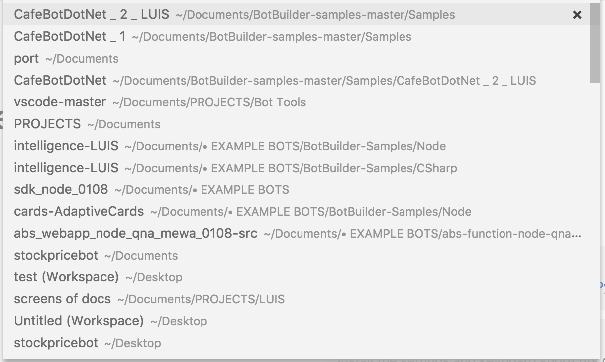 UI needed to edit bot list (bots.json) · Issue #619 · microsoft/BotFramework-Emulator · GitHub