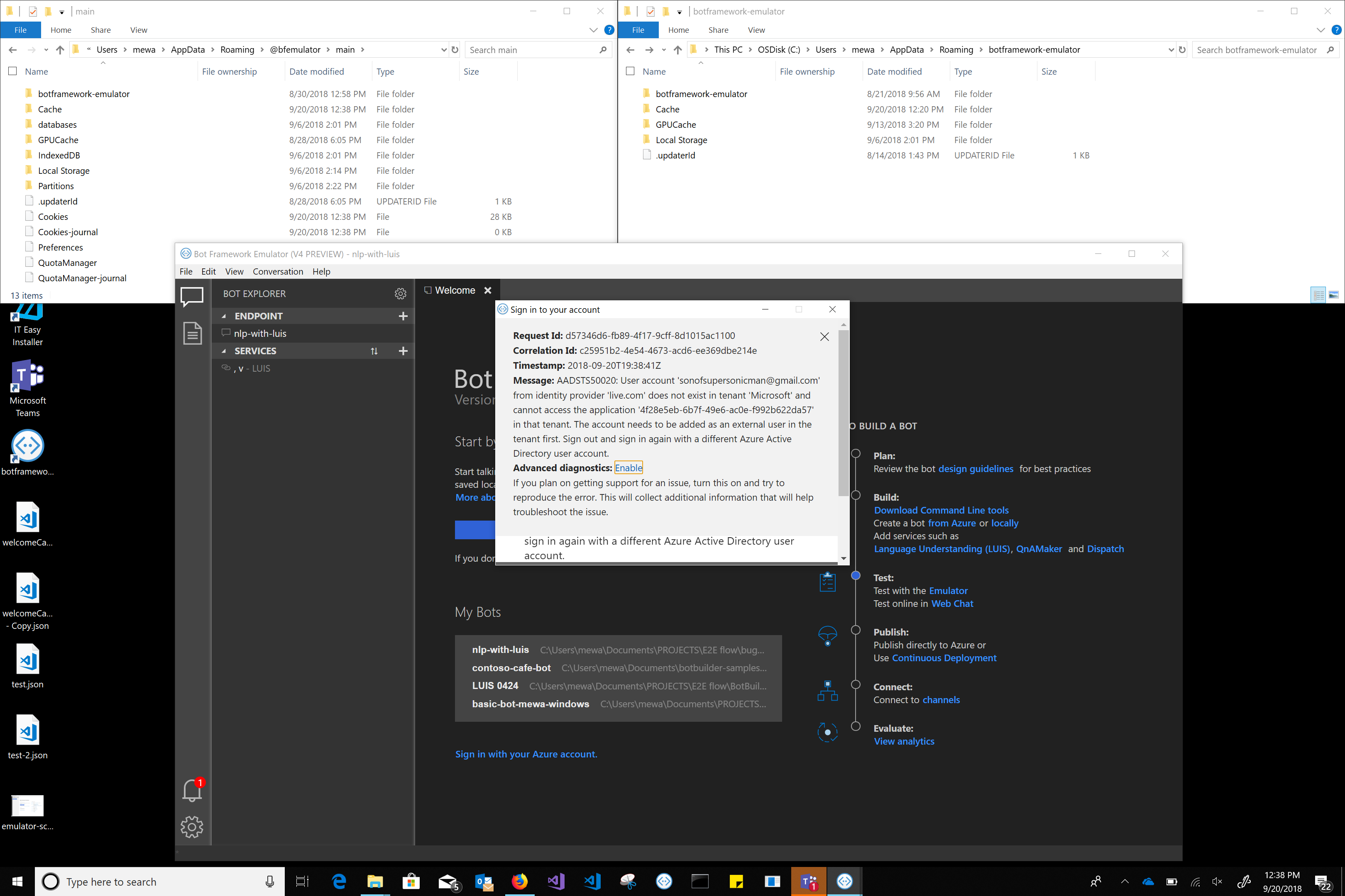 Emulator Sign In With Azure Sign In Flow Does Not Appear With File Sign In · Issue 911
