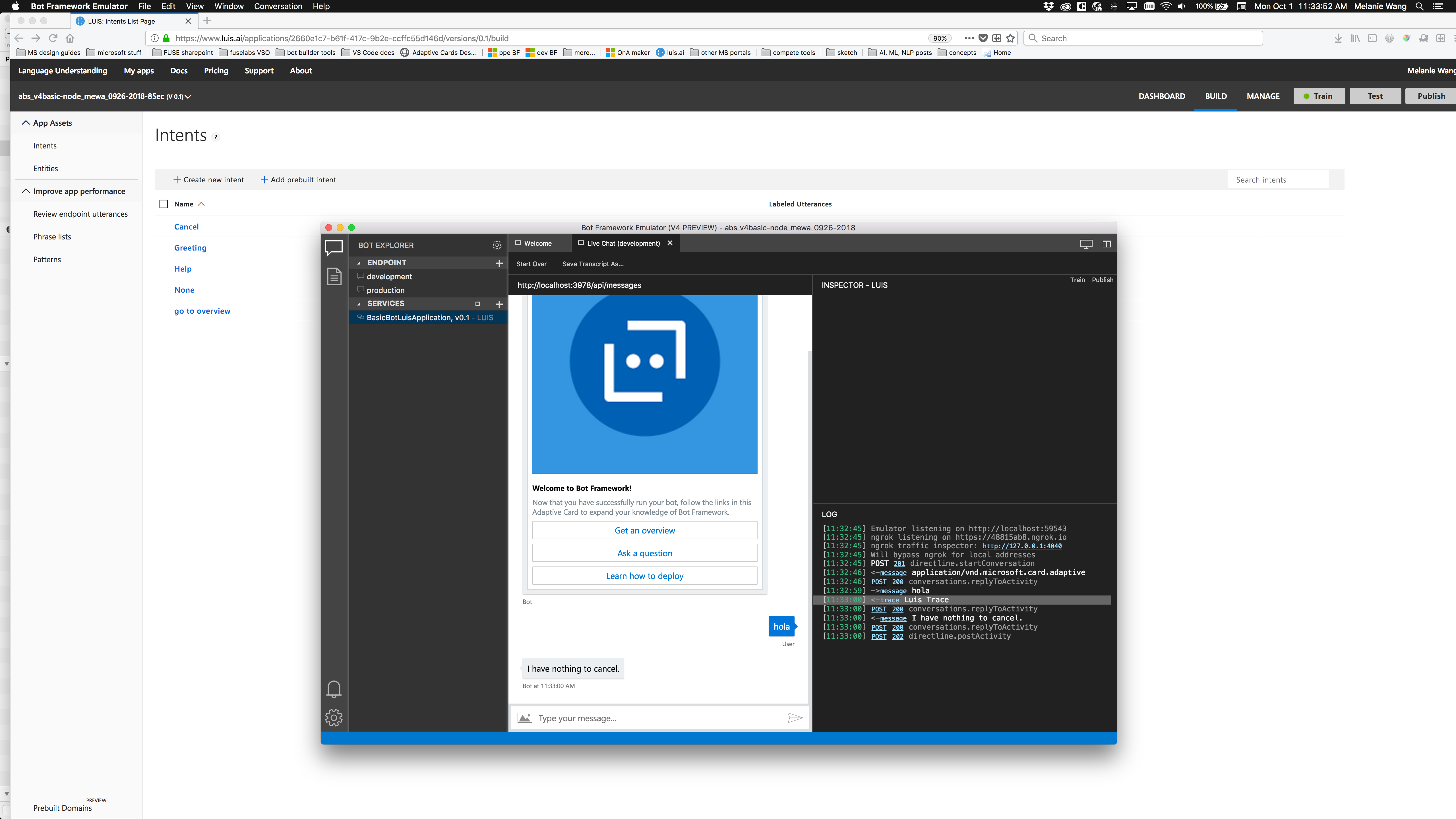 Emulator: LUIS inspector is blank · Issue #946 · microsoft/BotFramework-Emulator · GitHub