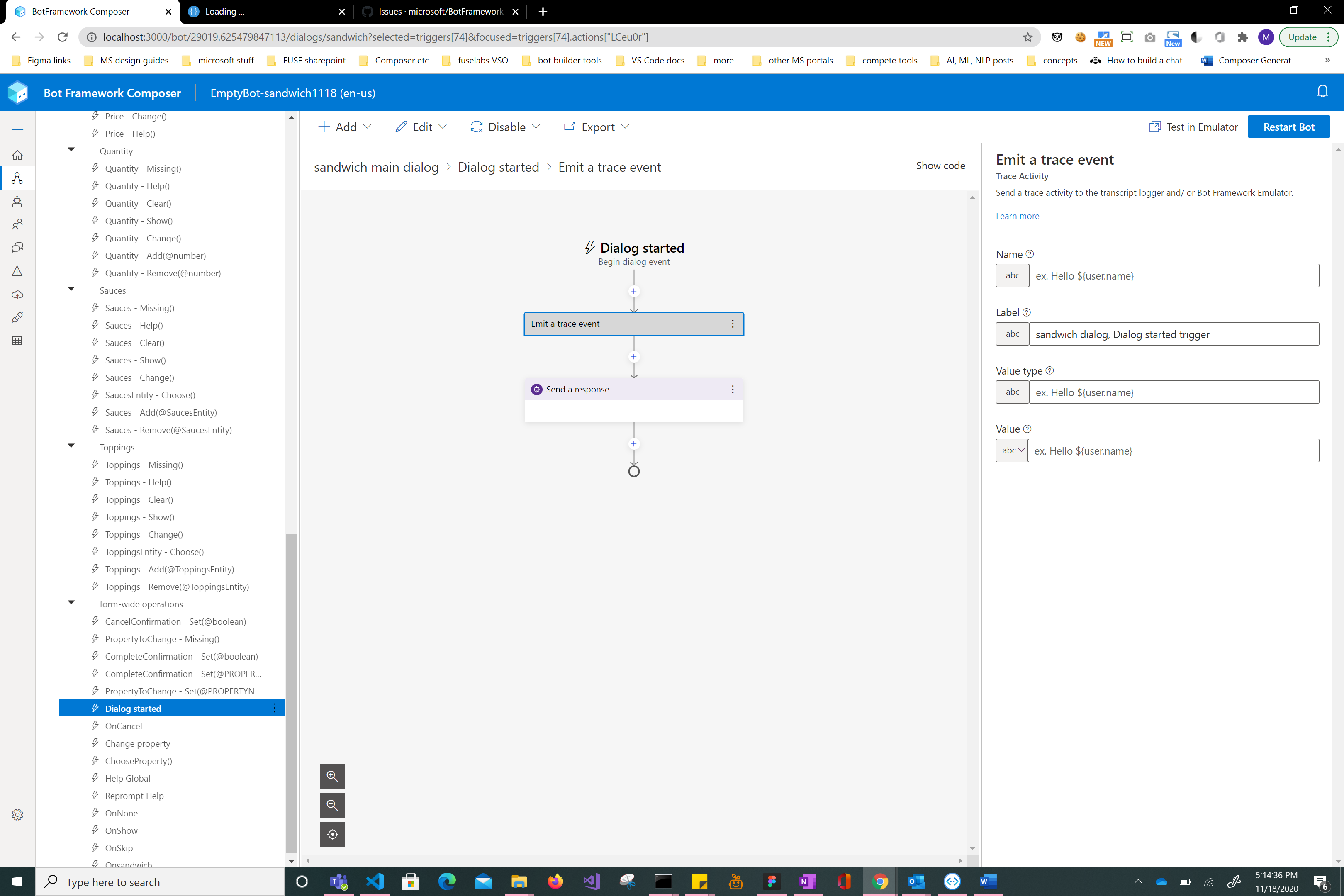 Form dialogs: restarting a bot with minimal or no changes takes over 1 minute · Issue #4887 ...