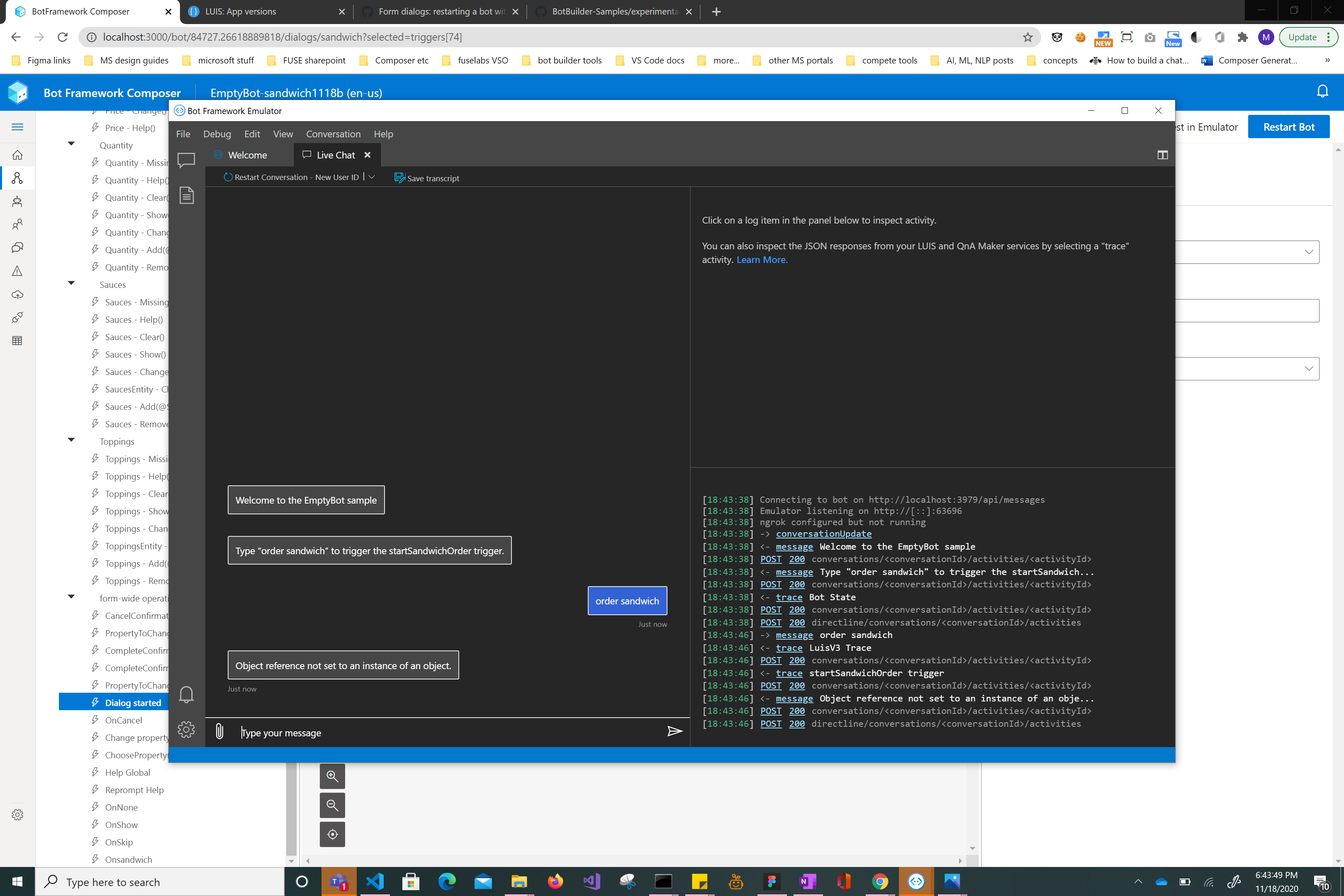 Form dialog recognizer type (.lu) is overwritten when you make any changes in Composer to *.lu ...