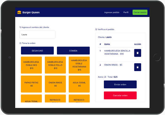 GitHub - CitlalliDMG/burger-queen-react: Interfaz para toma de pedidos en restaurant de comida ...