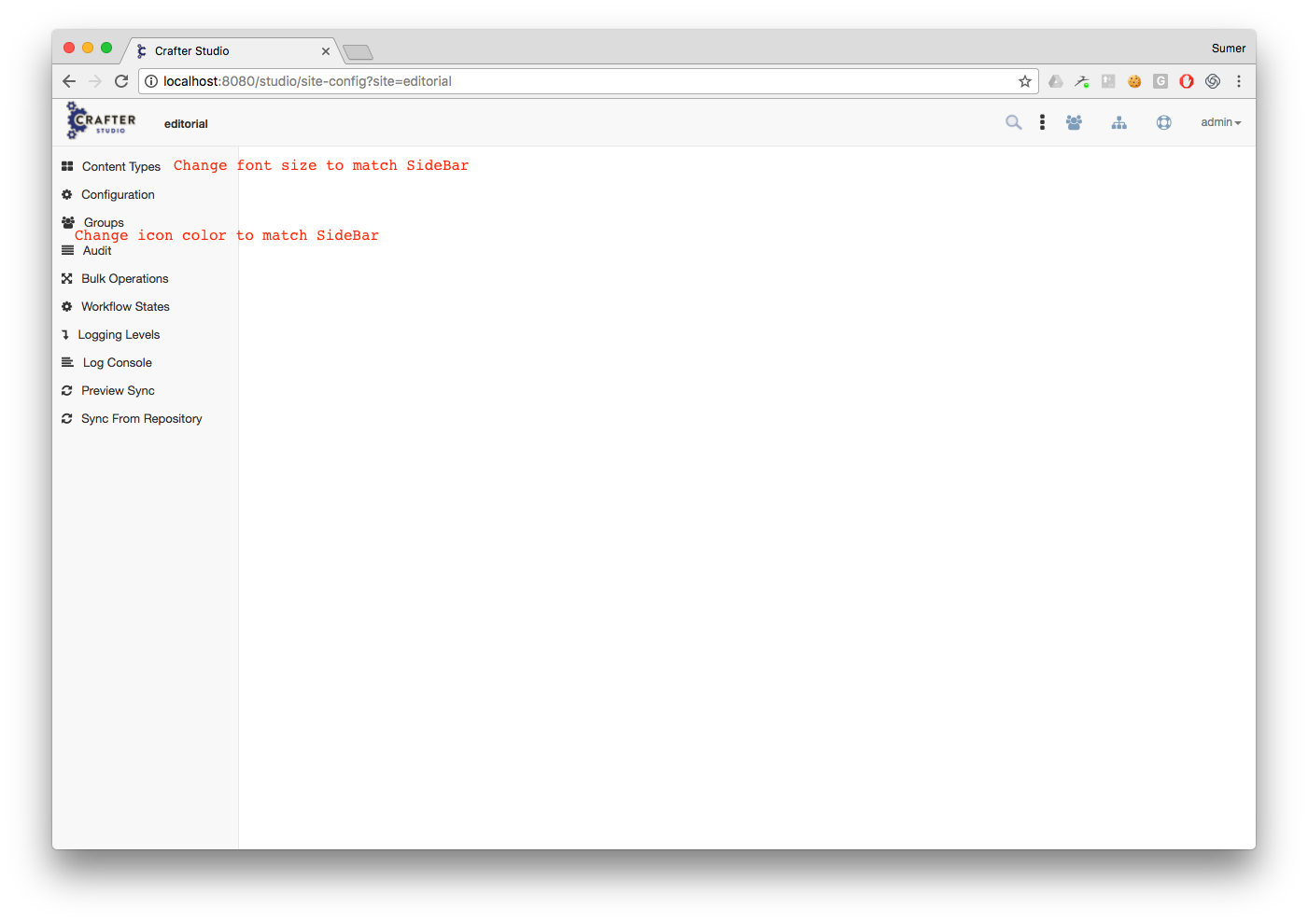 [studio-ui] Change UI colors/font size · Issue #962 · craftercms/craftercms · GitHub