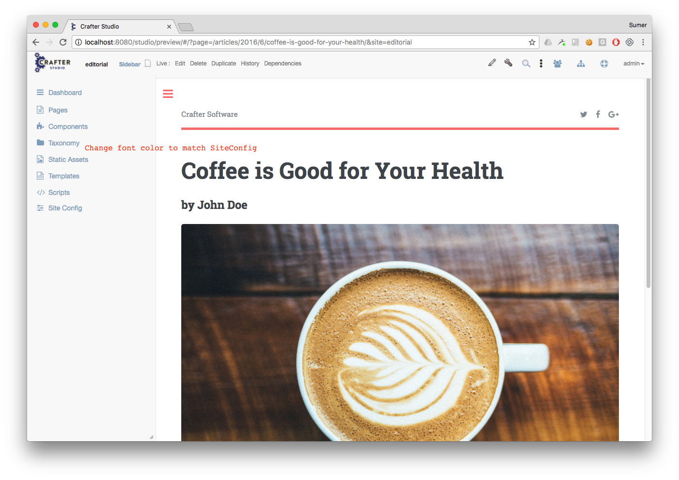 [studio-ui] Change UI colors/font size · Issue #962 · craftercms/craftercms · GitHub
