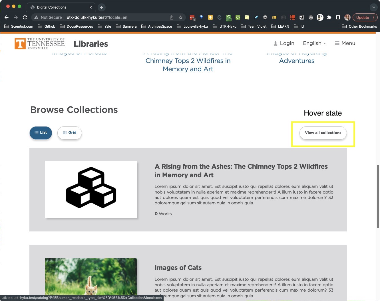 Browse Collections - Finalize Section · Issue #260 · notch8/utk-hyku · GitHub
