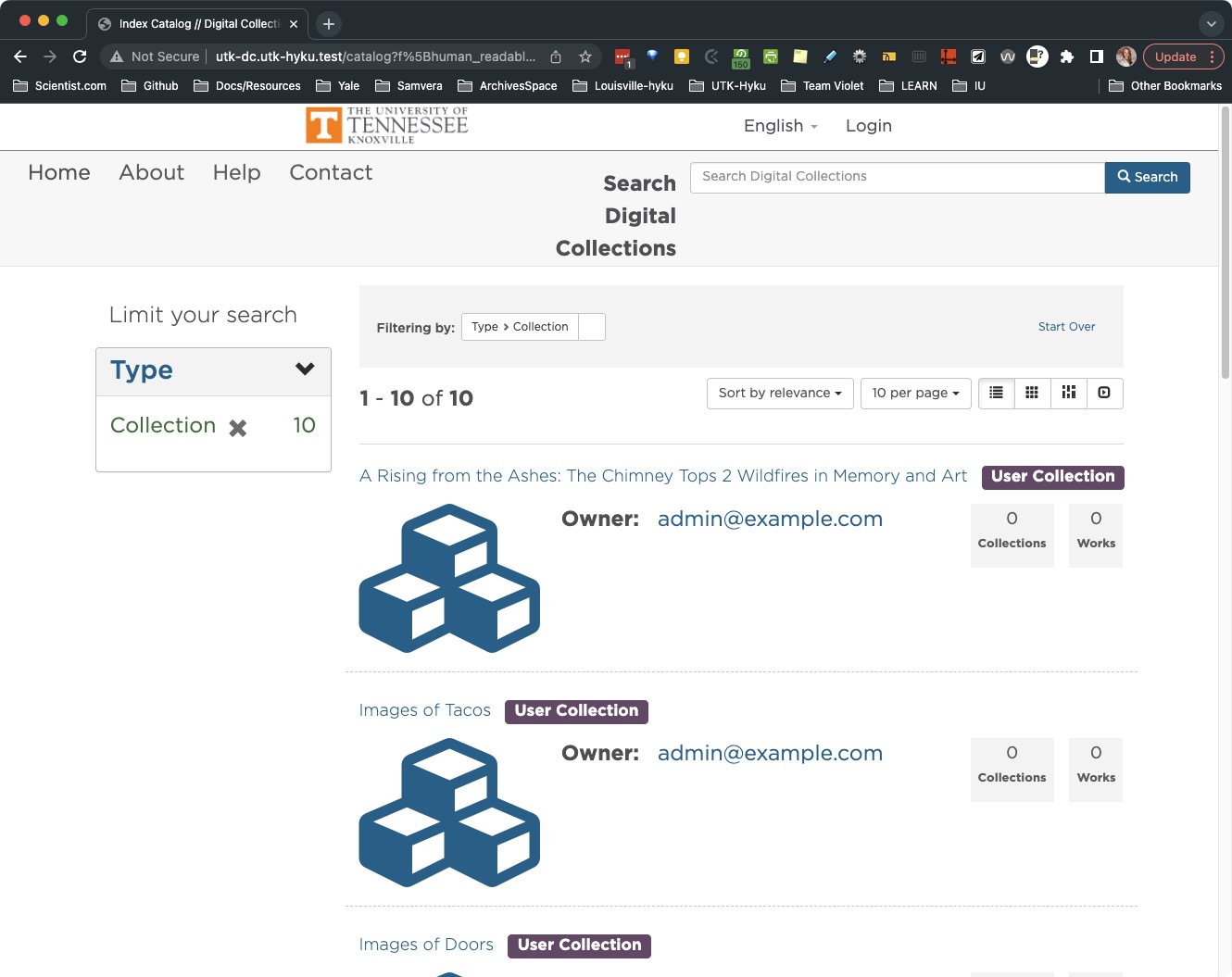 Browse Collections - Finalize Section · Issue #260 · notch8/utk-hyku · GitHub