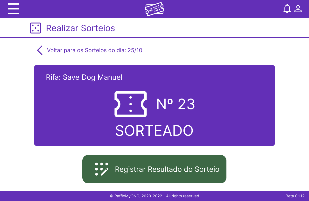 Protótipos Realizar Sorteio - MrPicoli1/Proj_RaffleMyONG GitHub Wiki