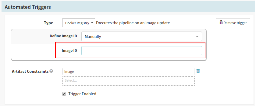 Unable to input anythings in image id textfield with Docker Registry trigger pipeline · Issue ...