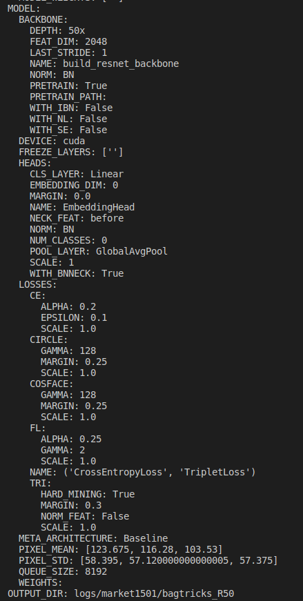 unable to reproduce the baseline results with 4 gpus · Issue #483 · JDAI-CV/fast-reid · GitHub