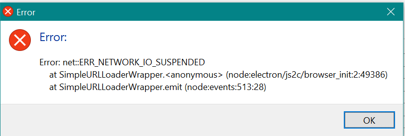 Windows POPUP with Error Network_IO_SUSPENDED · Issue #2117 · podman-desktop/podman-desktop · GitHub