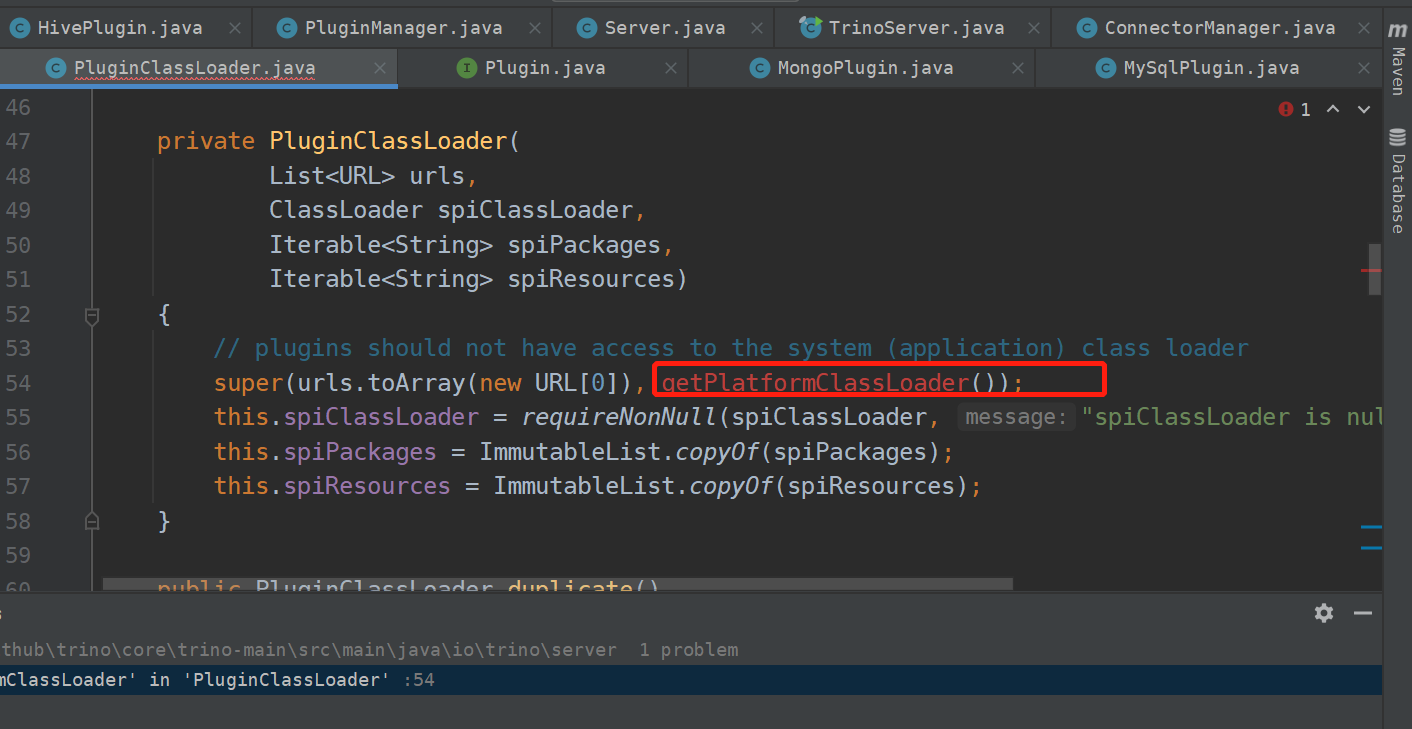 Cannot Resolve Method Getplatformclassloader In Pluginclassloader · Issue 9736 · Trinodb 