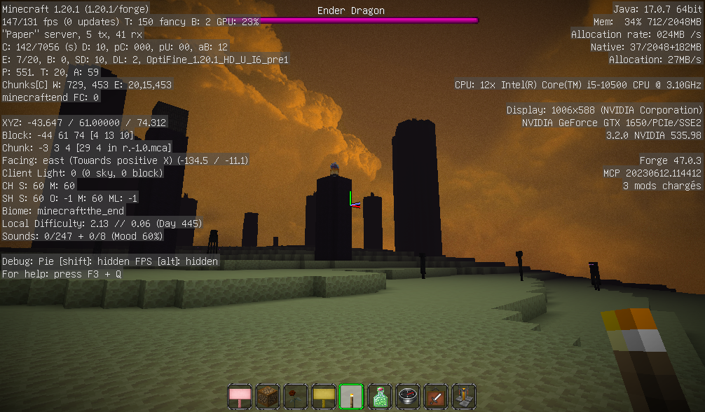 [BUG| 1.20.1] world End with sky world0 · Issue #7492 · sp614x/optifine ...