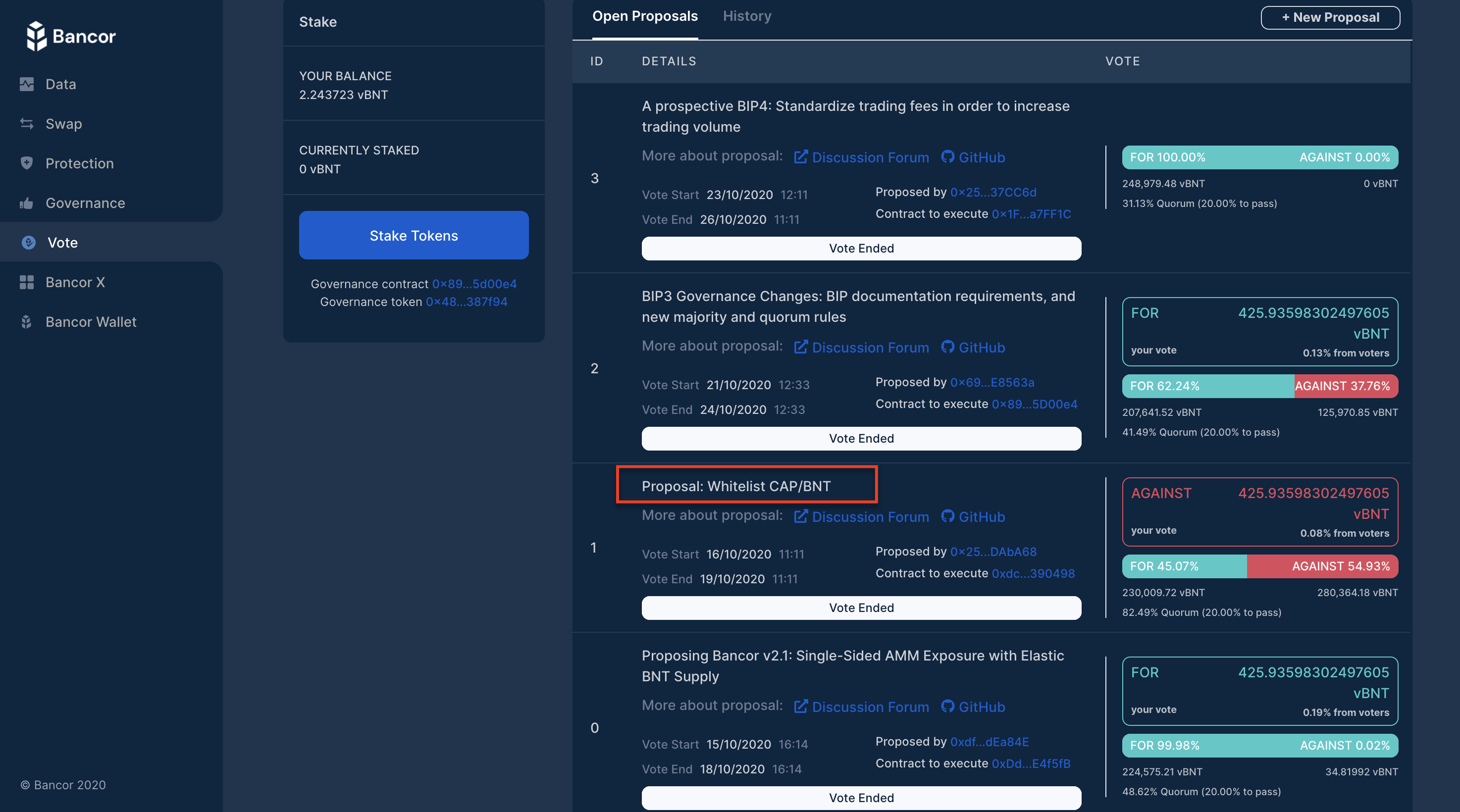 Update voting with BIP3 majority rule / quorum / whitelisting requirements · Issue #422 ...