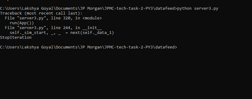 Unable to execute server3.py in Task2 · Issue #181 · insidesherpa/JPMC-tech-task-2 · GitHub