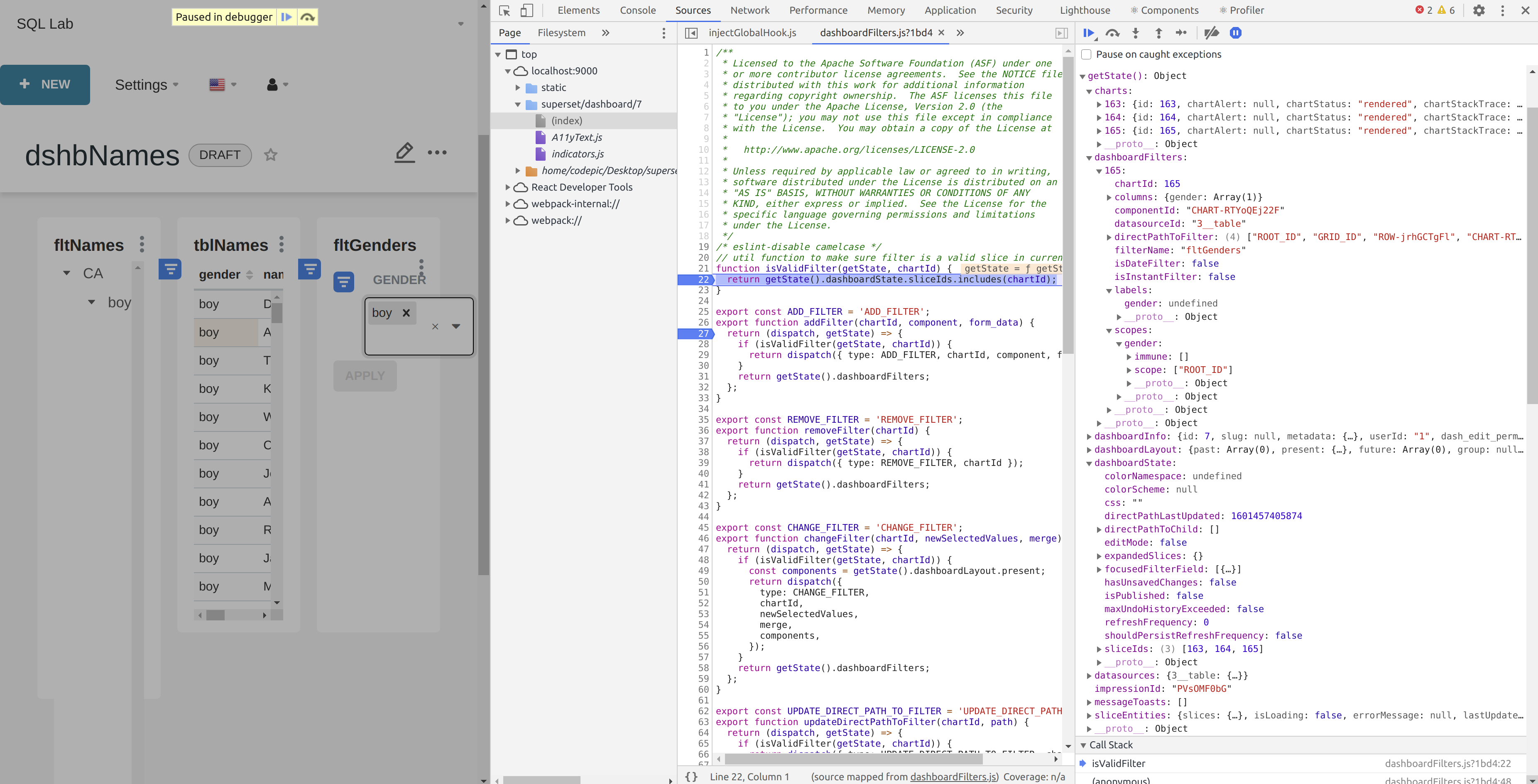 State is undefined in dashboardFilters.js · Issue #11113 · apache/superset · GitHub