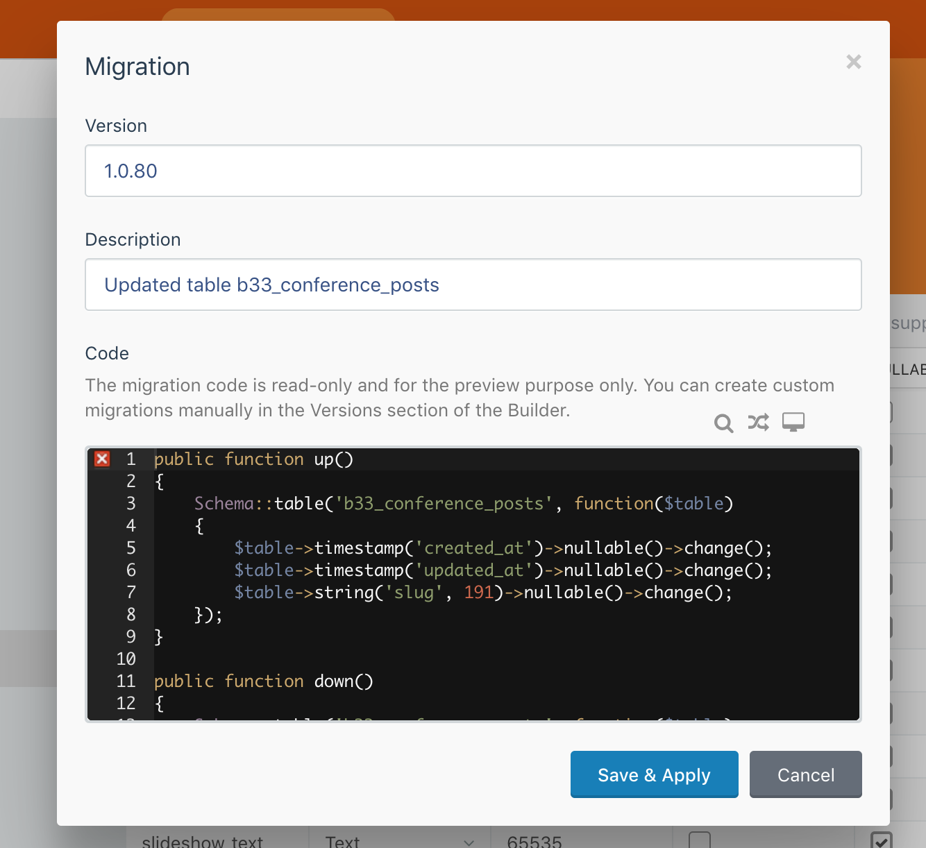 created_at fields are constantly updated · Issue #289 · rainlab/builder-plugin · GitHub