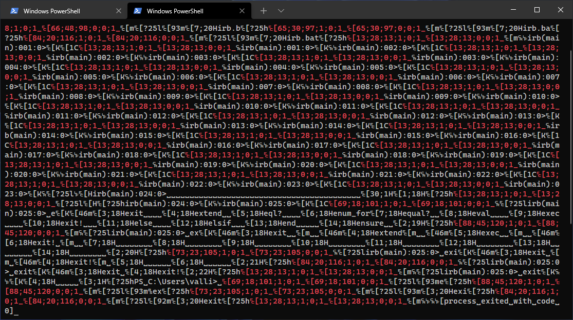 Ruby IRB (REPL) screen wrap around to first line when hitting bottom of screen · Issue #12283 ...